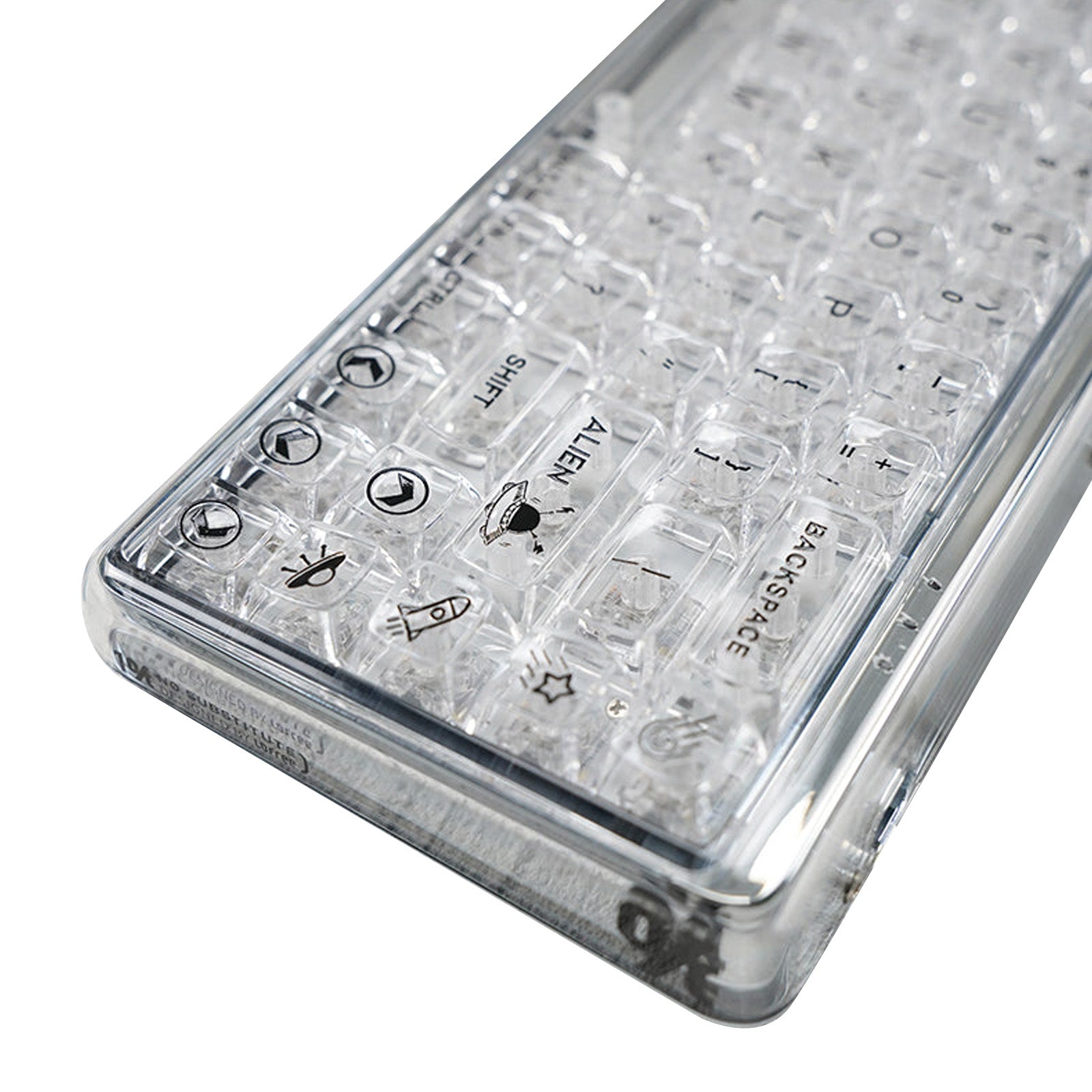 Transparent MDA Profile Keycap Set